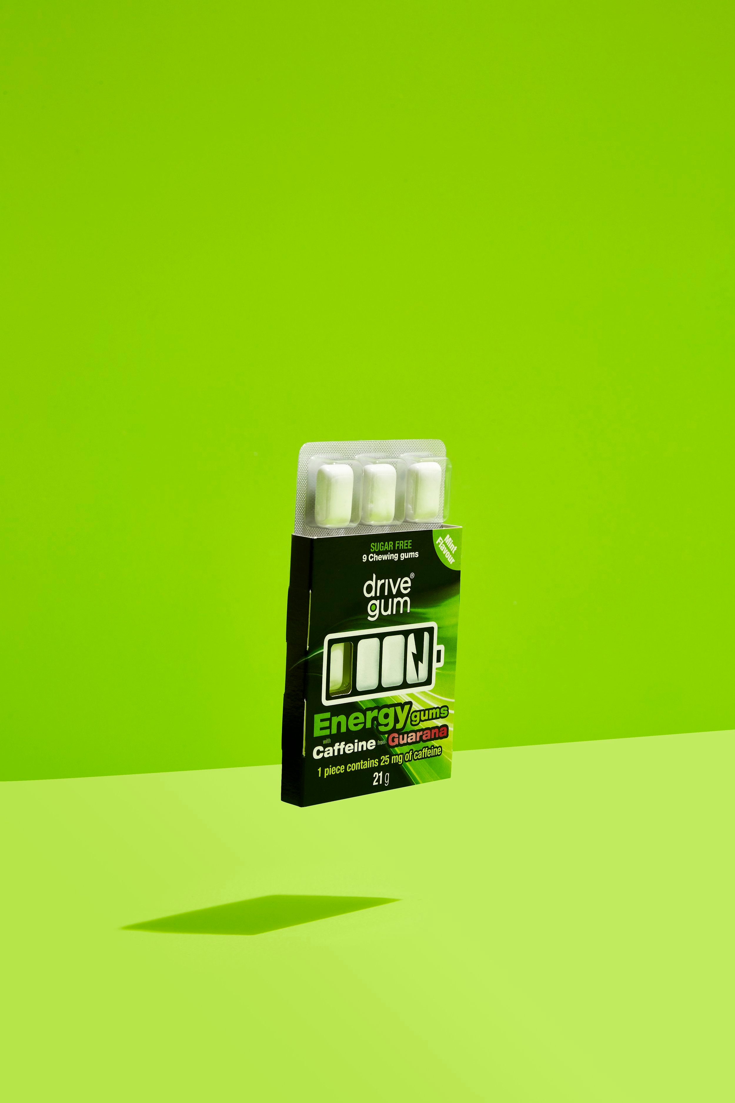 Drive Gum Energy Gum 24-pack Classic Mint – Drive Gum Australia